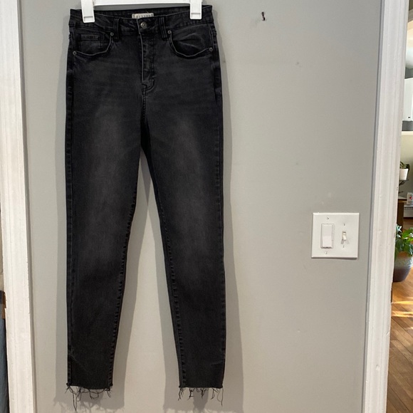 Francesca's Collections | Jeans | Francescas Black Rinse High Rise ...